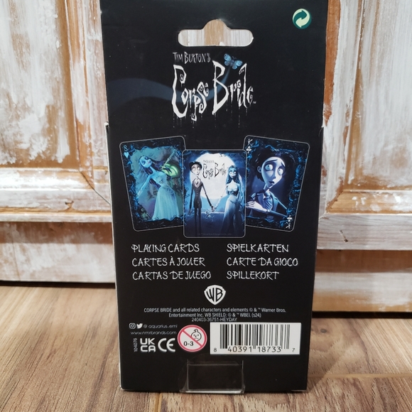 Warner Bros. | Games | Nwt Tim Burtons Corpse Bride Playing Cards ...